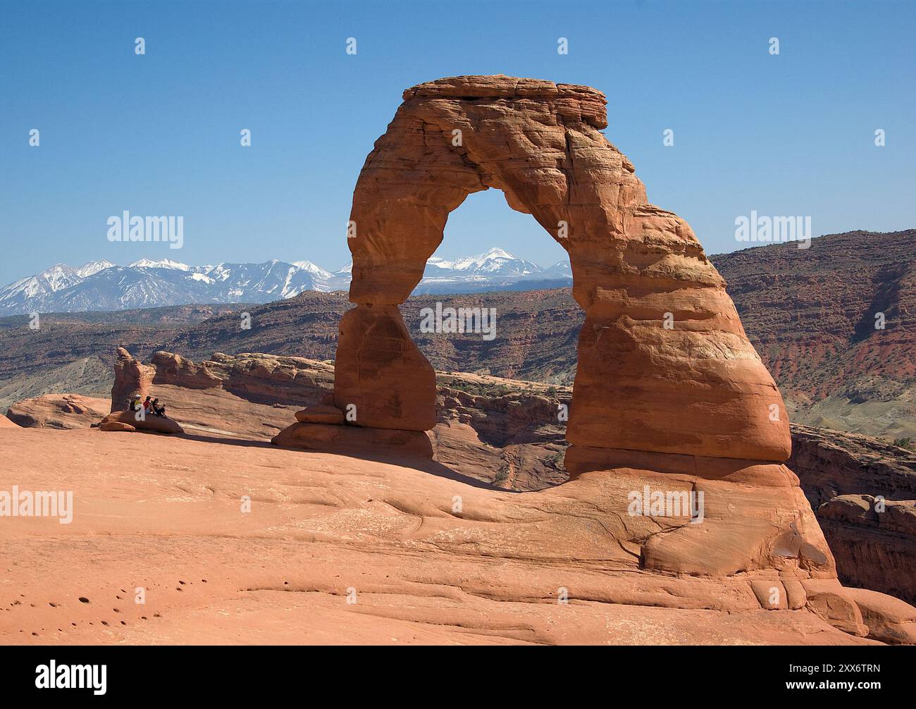 Rock arches, Arches NP, Utah Stock Photo - Alamy