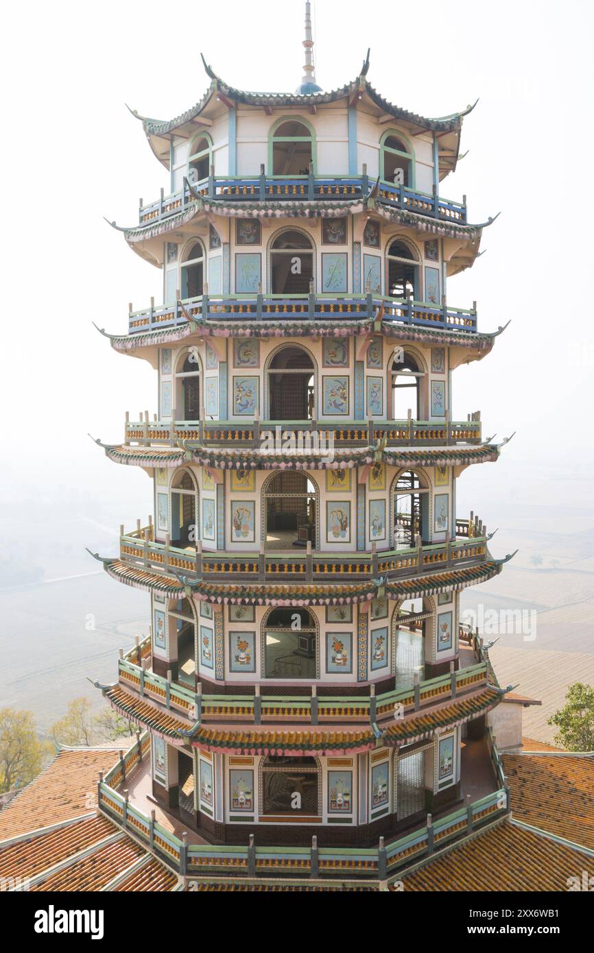 Arch pathway in pagoda at Tiger Cave Temple in Thailand Stock Photo - Alamy