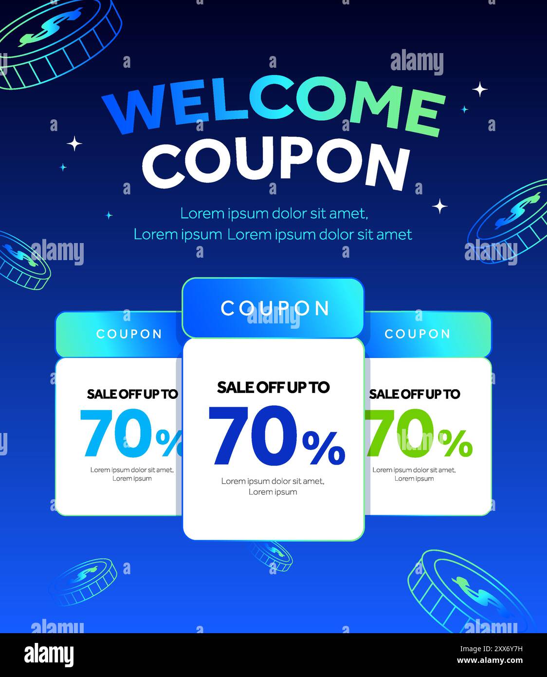 Coupon code Stock Vector Images - Alamy