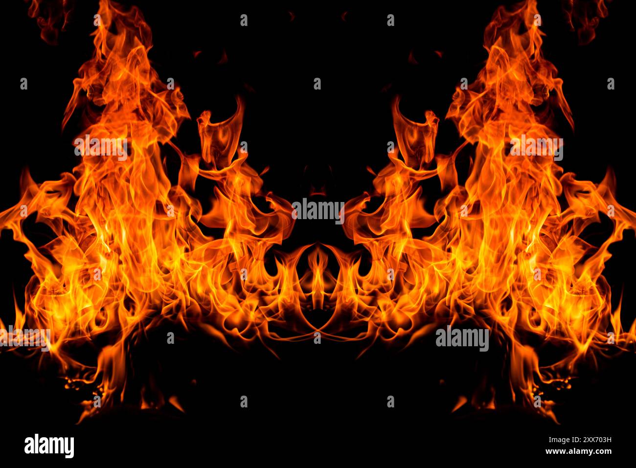 Fire flame texture for banner background. Burning fire lights. Burning ...