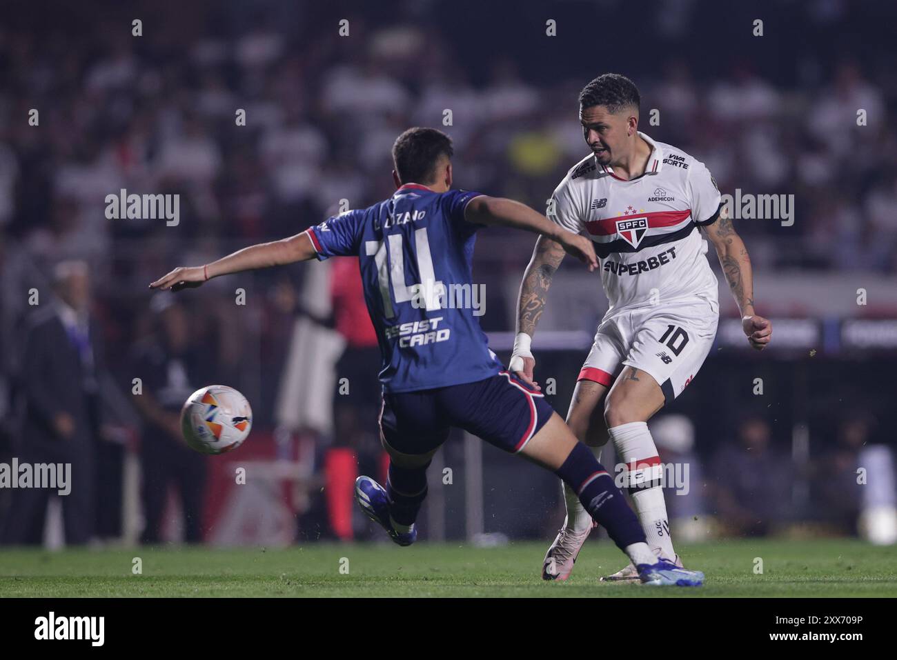 Sao Paulo, Brazil. 22nd Aug, 2024. SP - SAO PAULO - 08/22/2024 - 2024 LIBERTADORES CUP, SAO ...