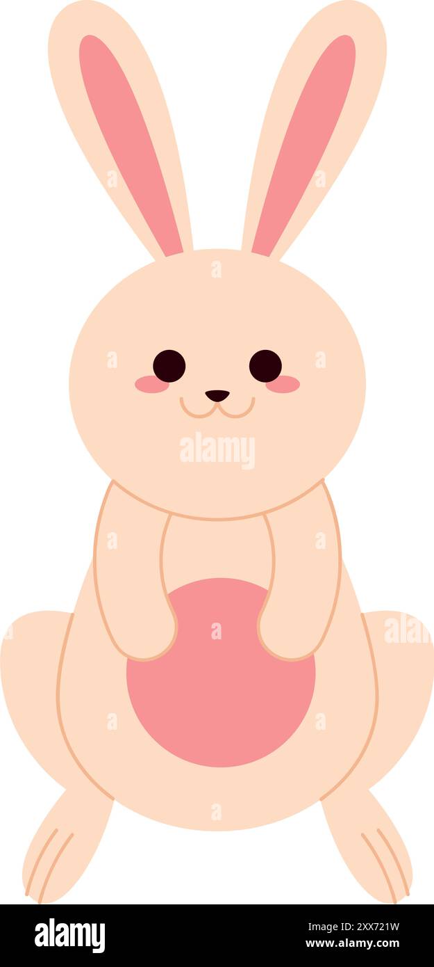 cute rabbit cartoon Stock Vector Image & Art - Alamy