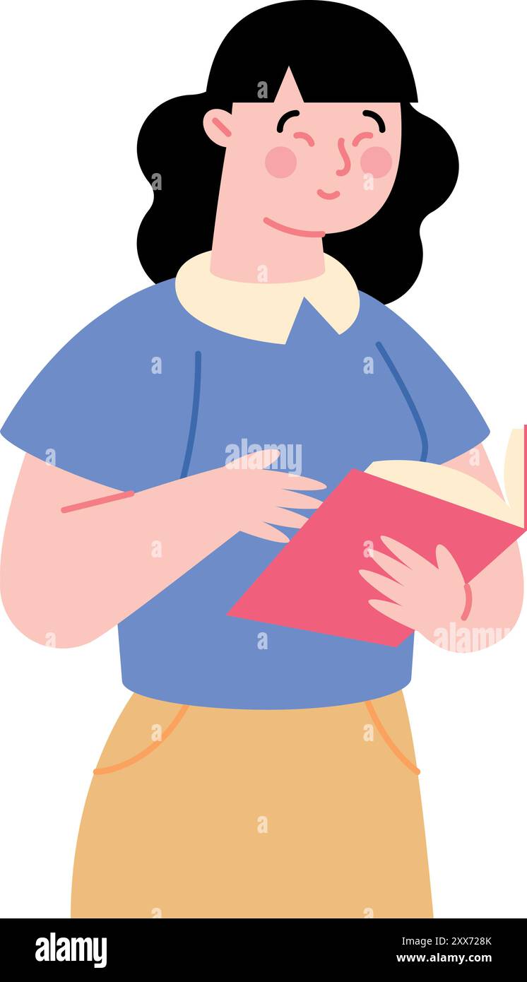 Young chinese woman isolated Stock Vector Images - Alamy