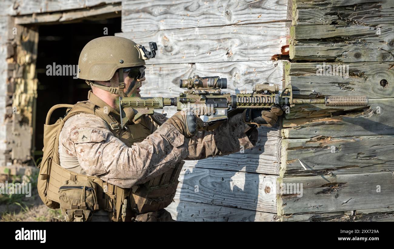 U.S. Marine Corps Pfc. Slade Adam, a Kansas native and infantry ...