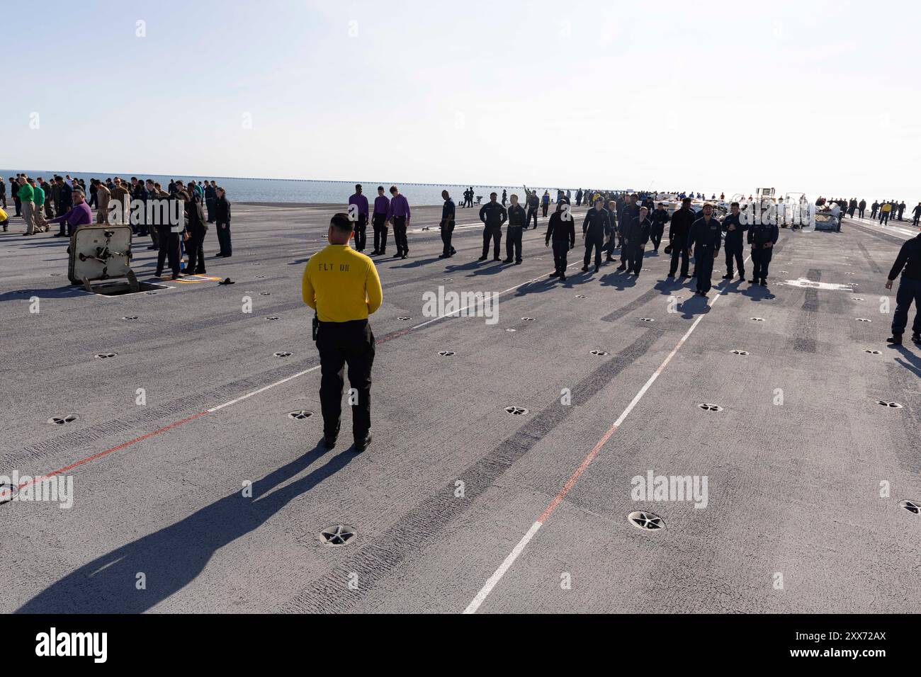 NORFOLK, Va. (Aug. 22, 2024) Sailors assigned to the world’s largest ...
