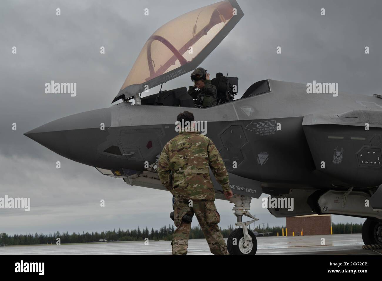 U.S. Air Force Staff Sgt. Jeremy Cobb, a crew chief assigned to the ...