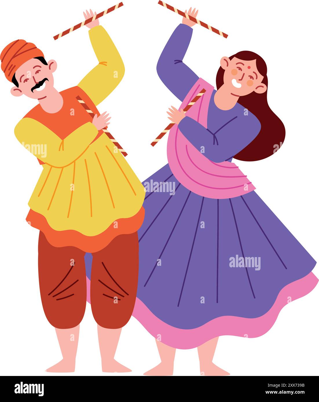 Goddess durga standing Stock Vector Images - Alamy