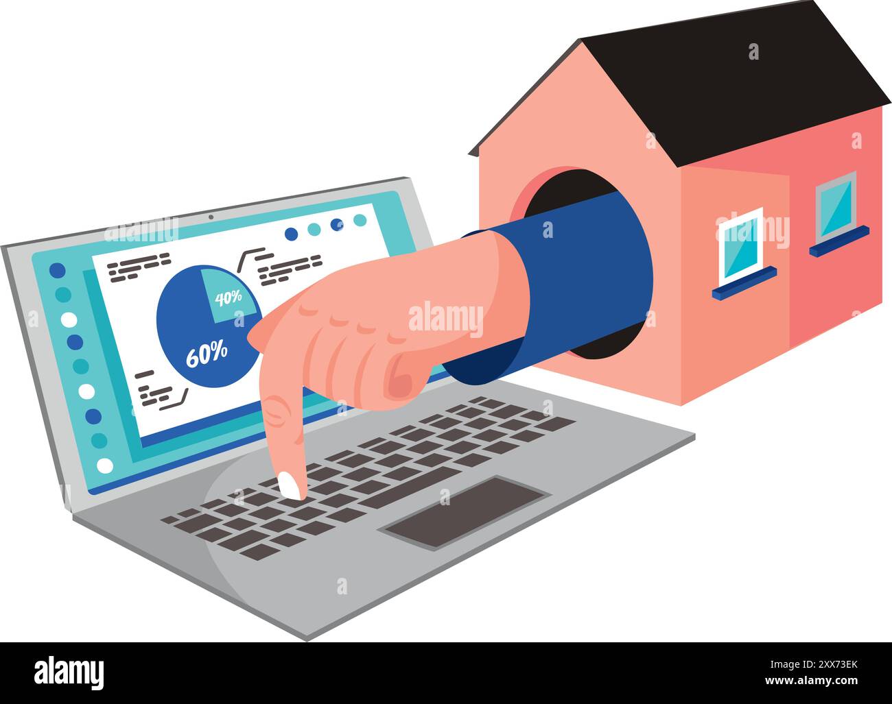 Lifestyle part time Stock Vector Images - Alamy