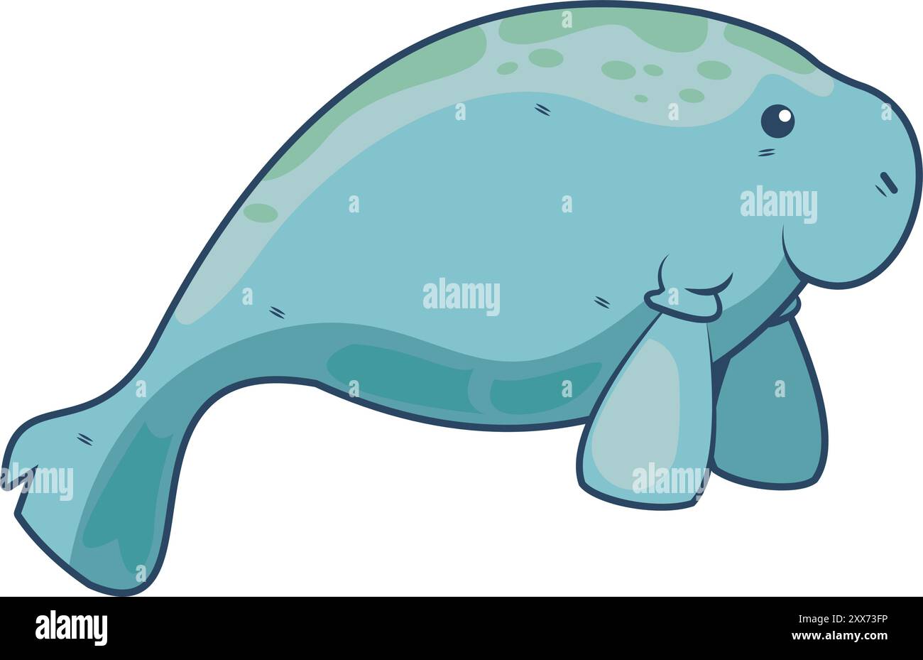 close up sea cow Stock Vector Image & Art - Alamy