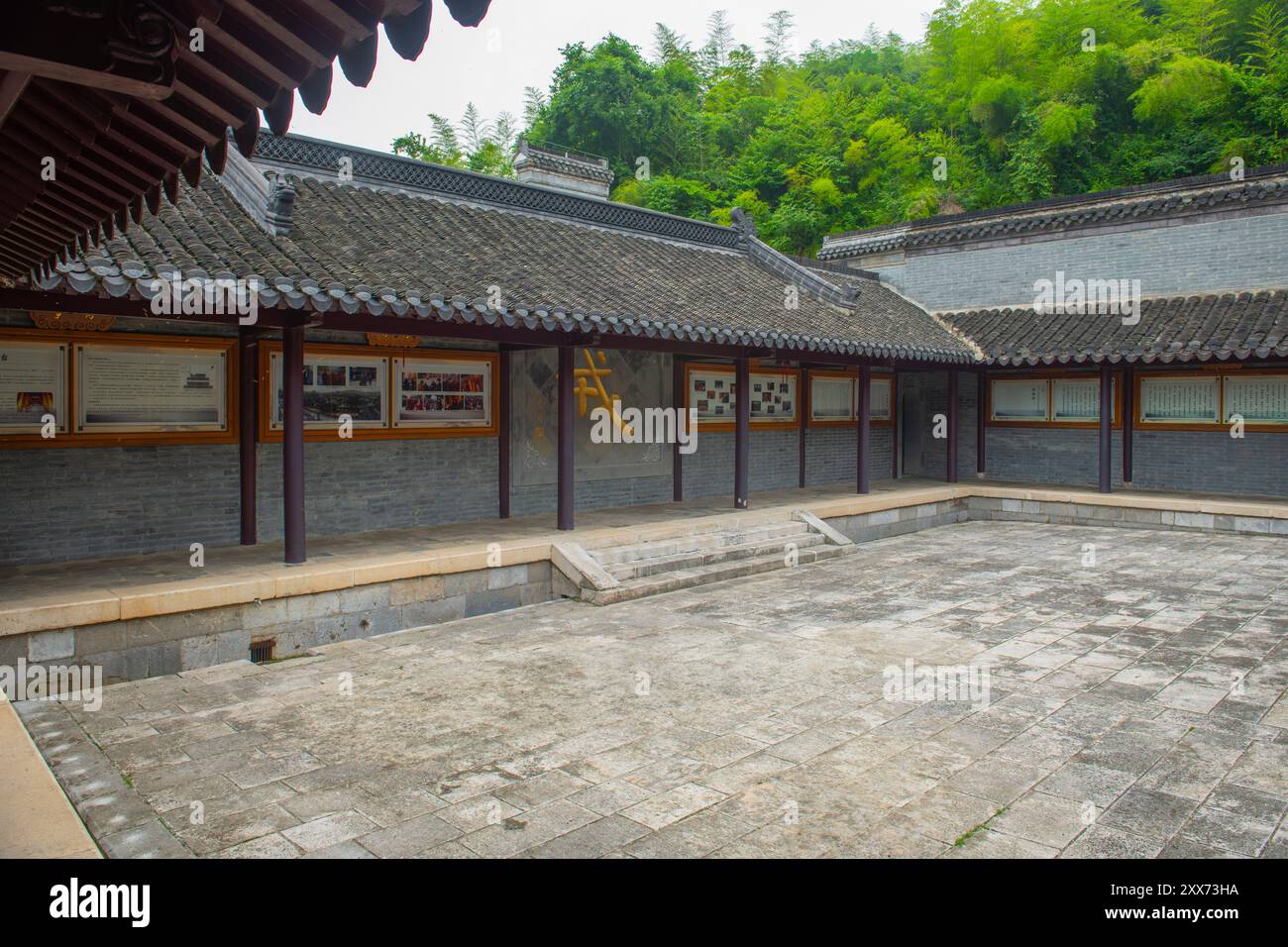 Ordination Jietan Hall of Longchang Temple. Longchang Temple is a ...