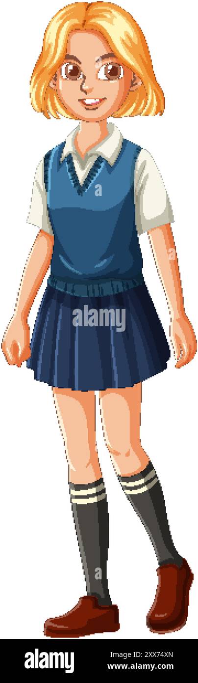 Child student standing in Stock Vector Images - Alamy