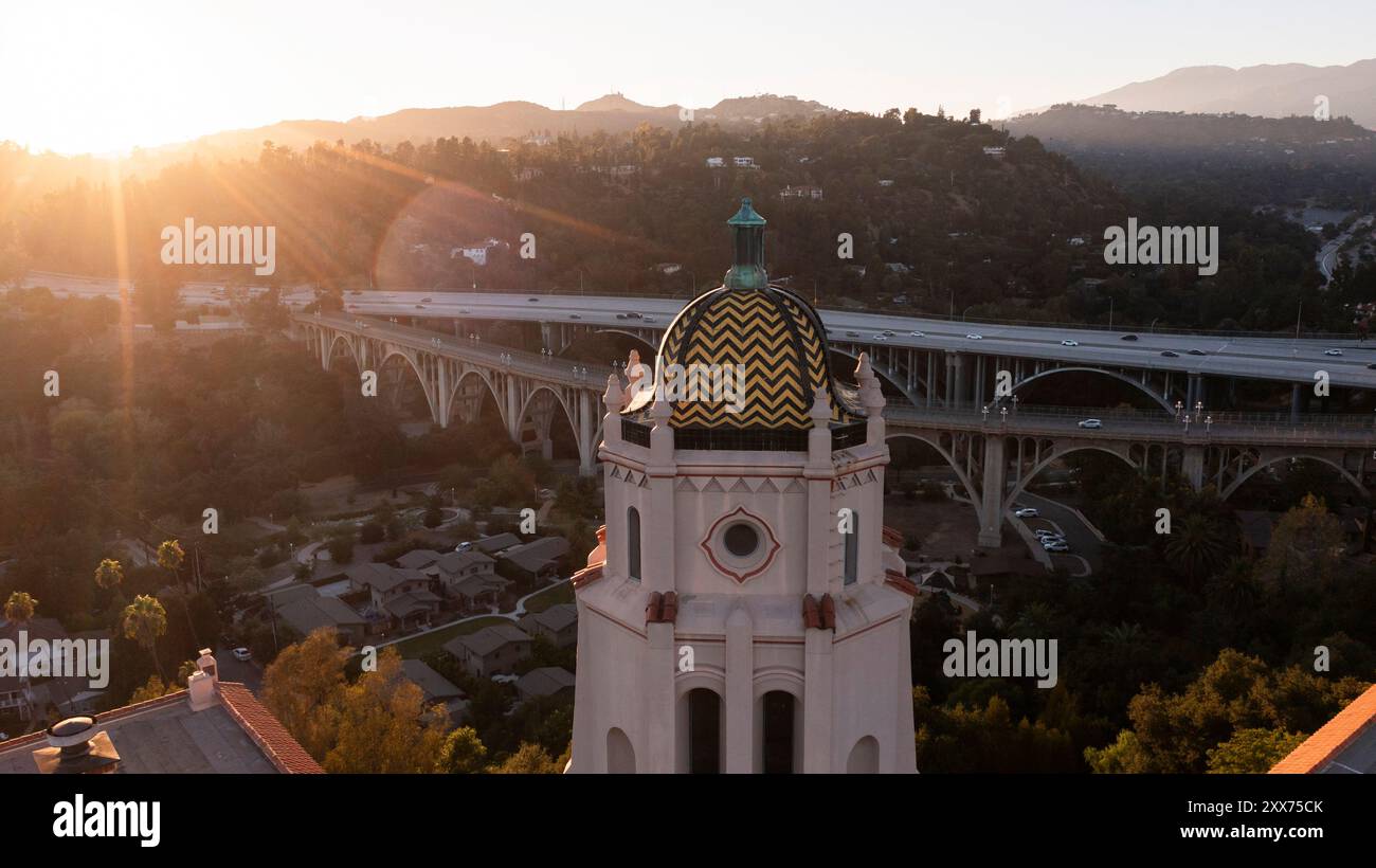 Aerial view above pasadena hi-res stock photography and images - Alamy