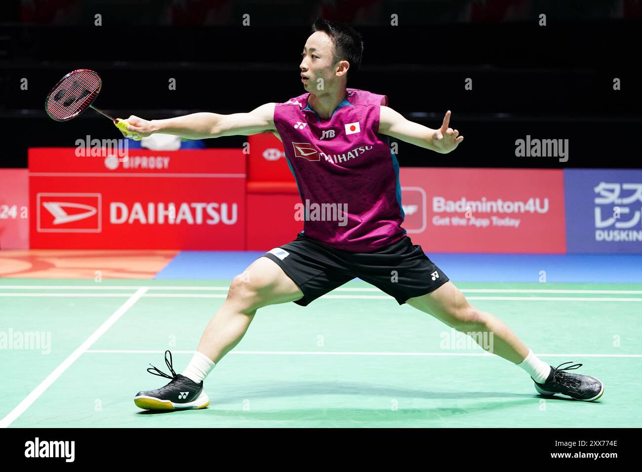 Yushi Tanaka (JPN), AUGUST 23, 2024 - Badminton : Daihatsu Japan Open ...