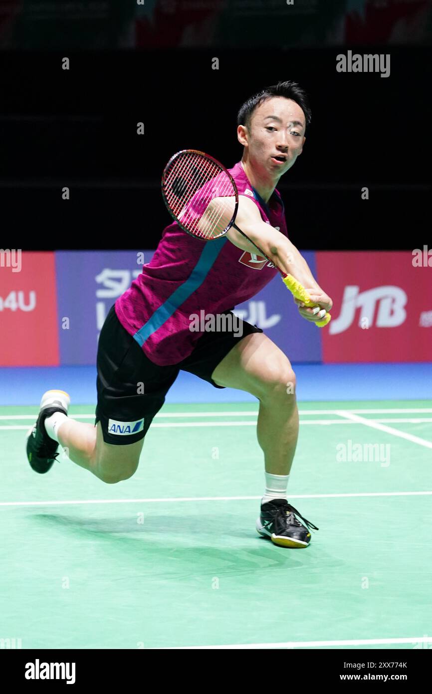 Yushi Tanaka (JPN), AUGUST 23, 2024 - Badminton : Daihatsu Japan Open ...
