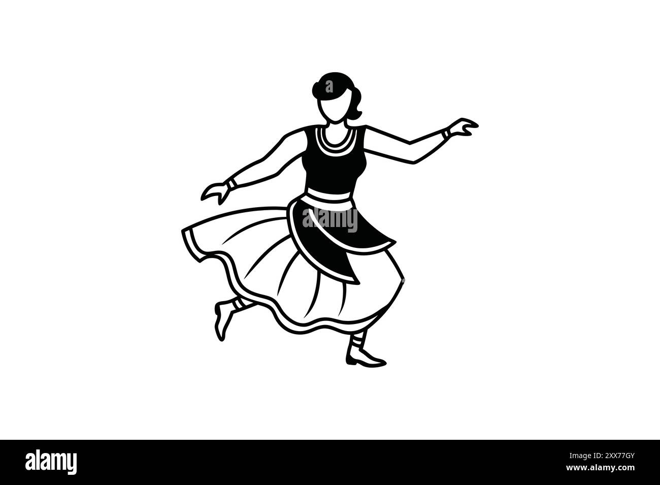 Dance pose style vector Stock Vector Image & Art - Alamy