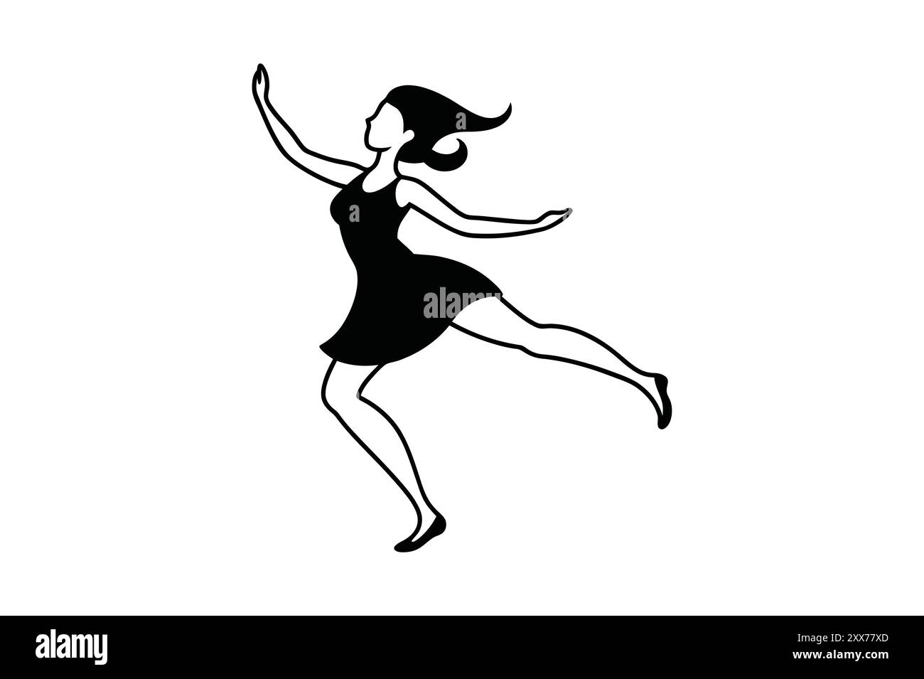 Dance pose style vector Stock Vector Image & Art - Alamy