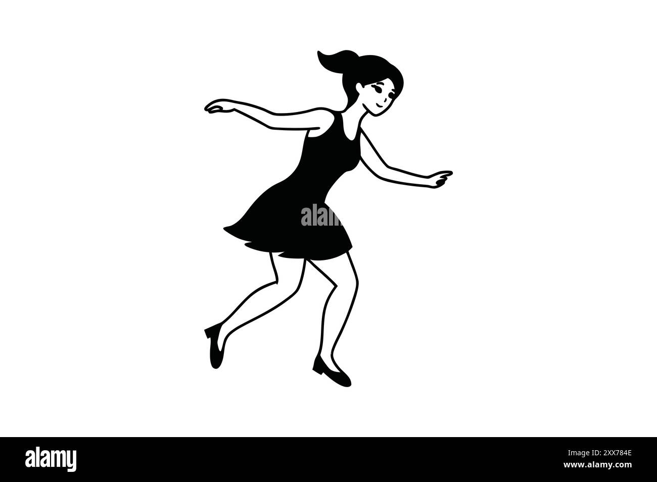 Dance pose style vector Stock Vector Image & Art - Alamy