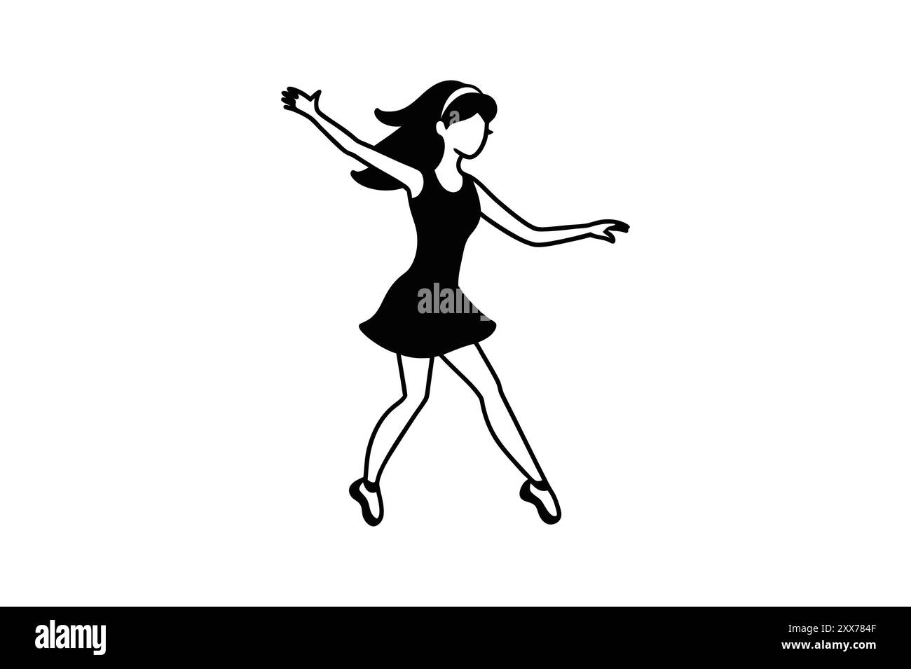 Dance pose style vector Stock Vector Image & Art - Alamy