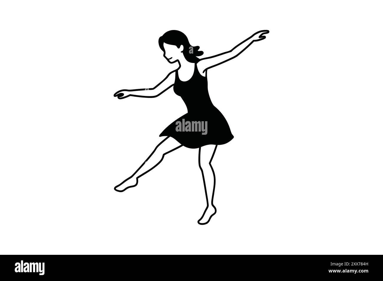 Dance pose style vector Stock Vector Image & Art - Alamy