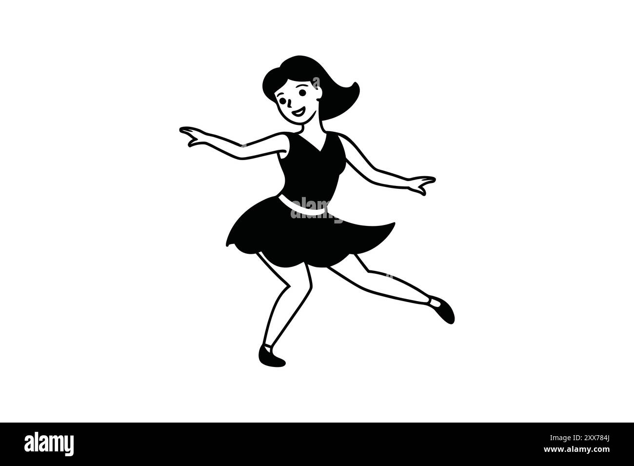 Dance pose style vector Stock Vector Image & Art - Alamy
