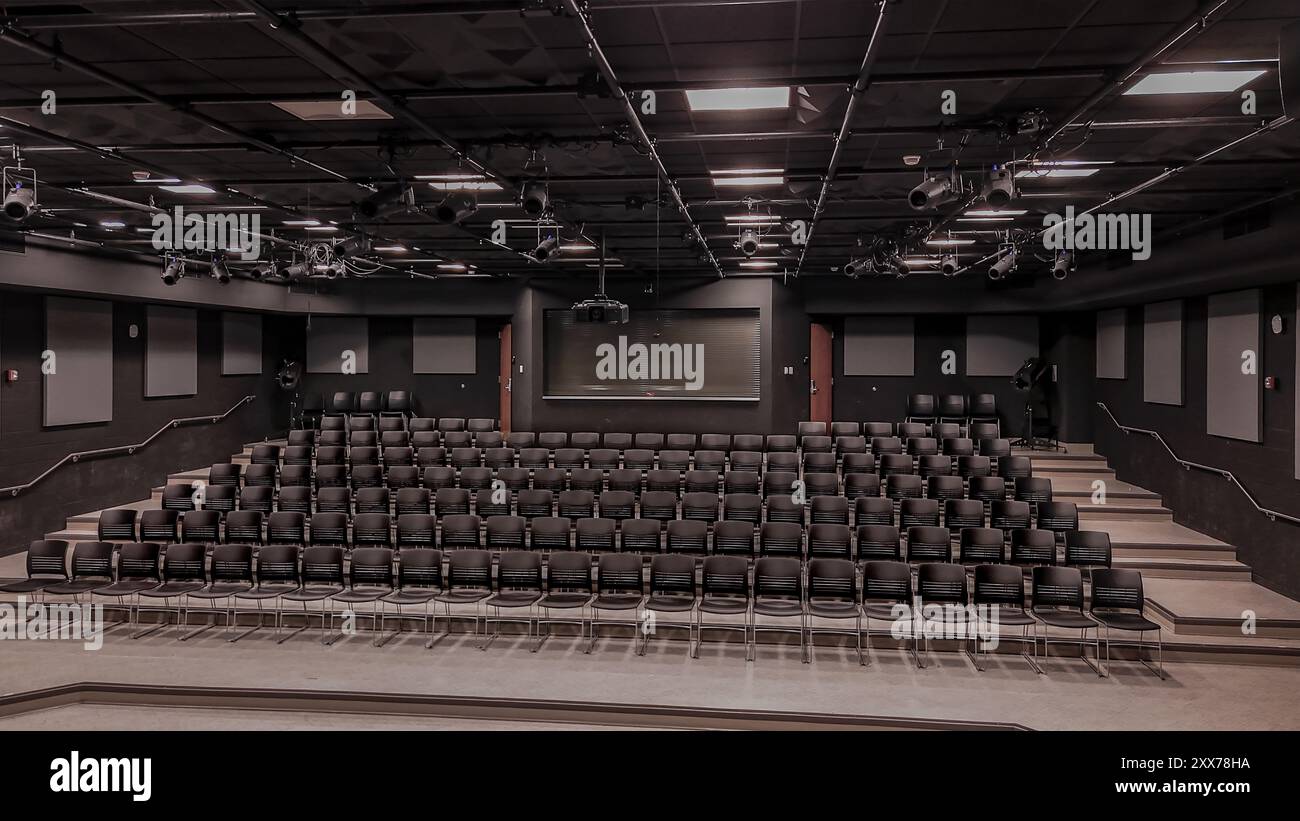 Photo of a new school theater, auditorium, large group instructional ...