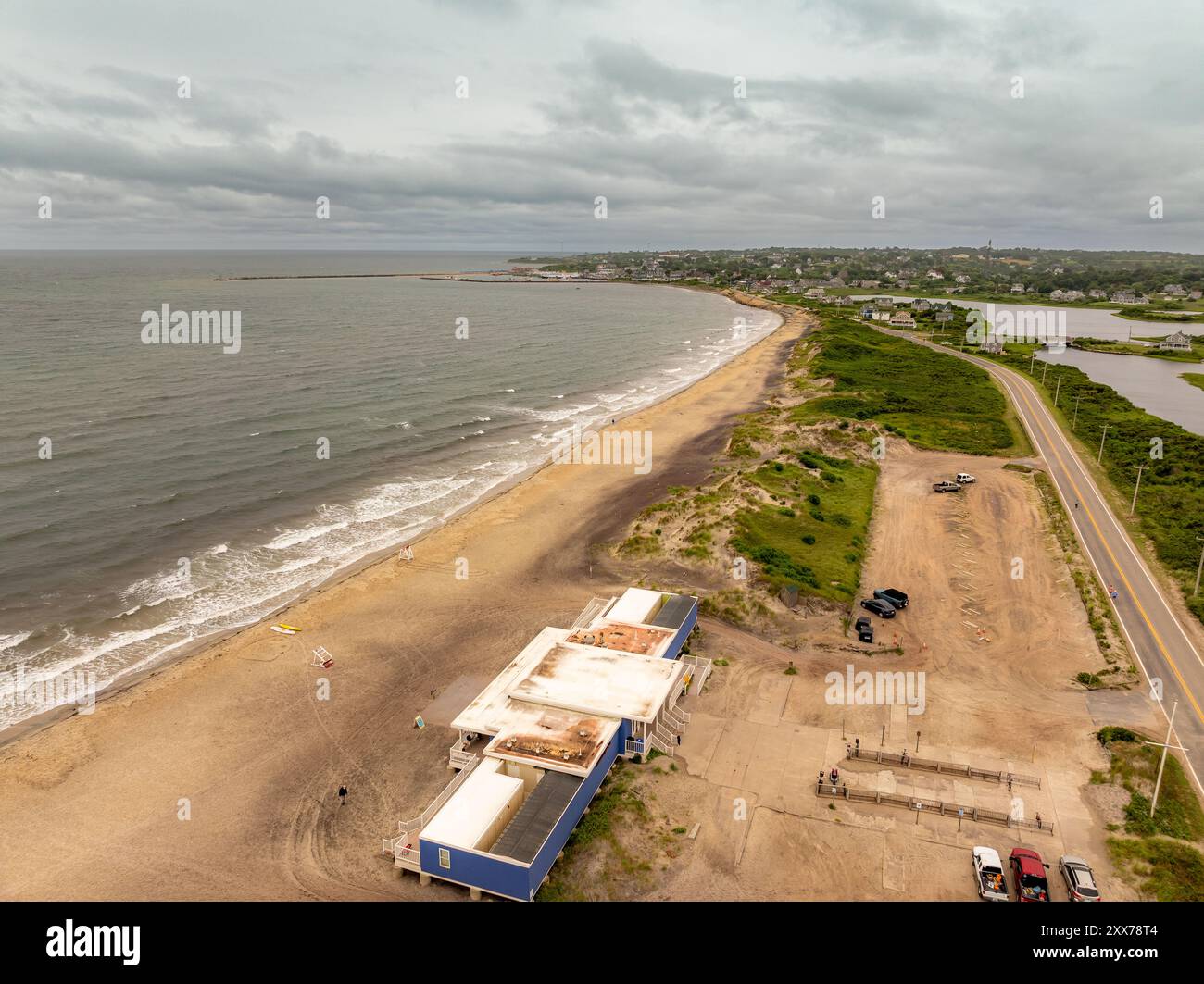 08-08-2024 - Late afternoon sunset over Scotch Beach and the Great Salt ...