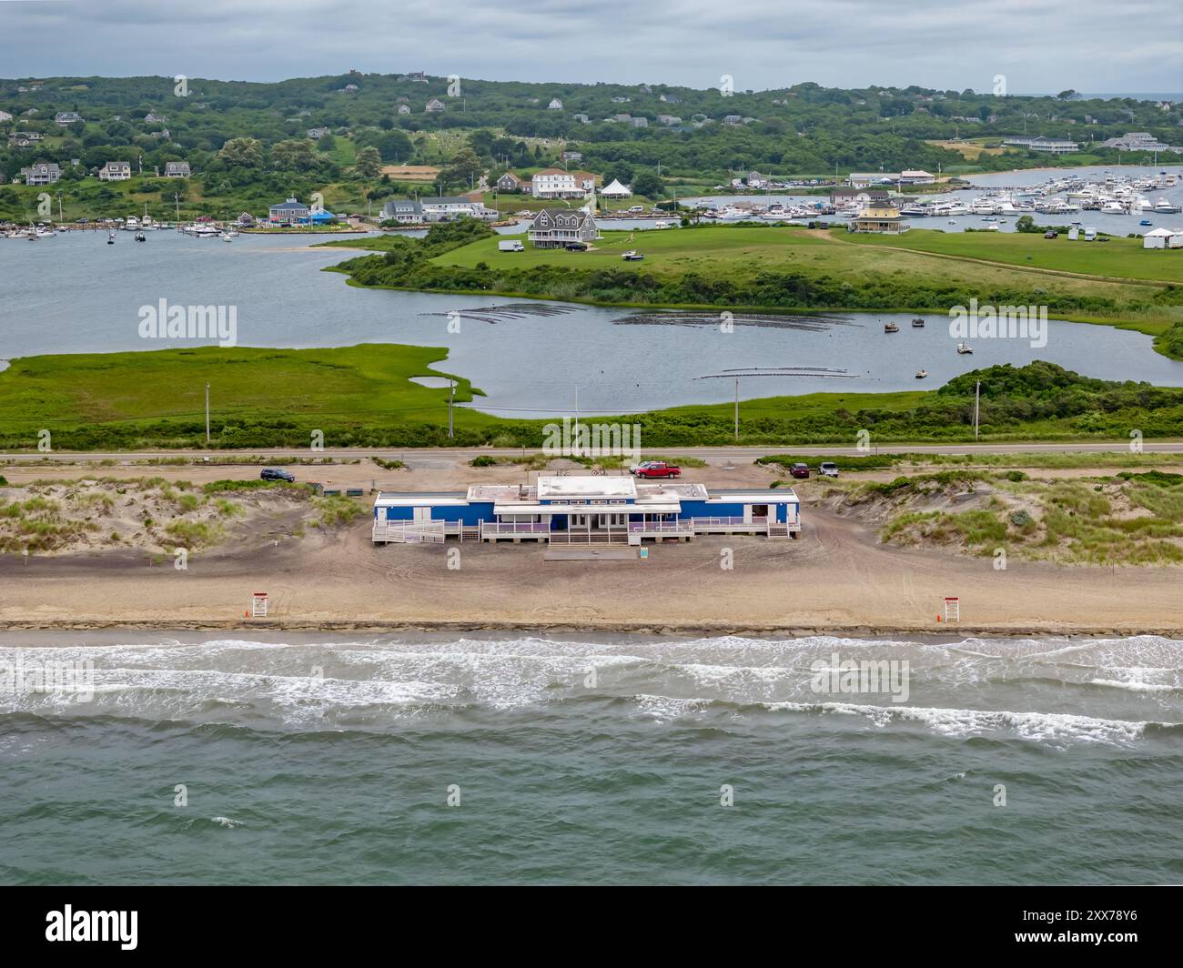 08-08-2024 - Late afternoon sunset over Scotch Beach and the Great Salt ...