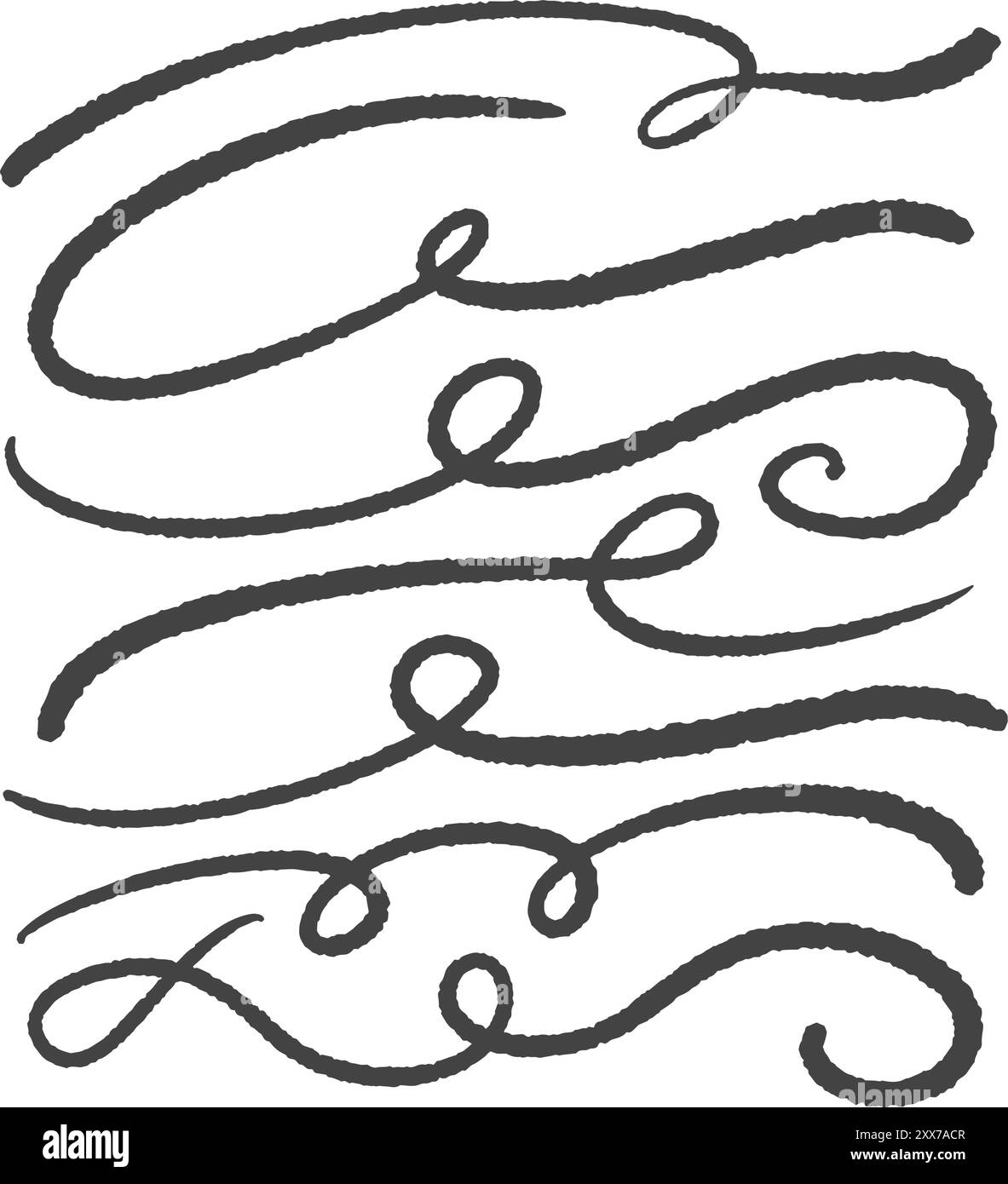 Curly tails Stock Vector Images - Alamy