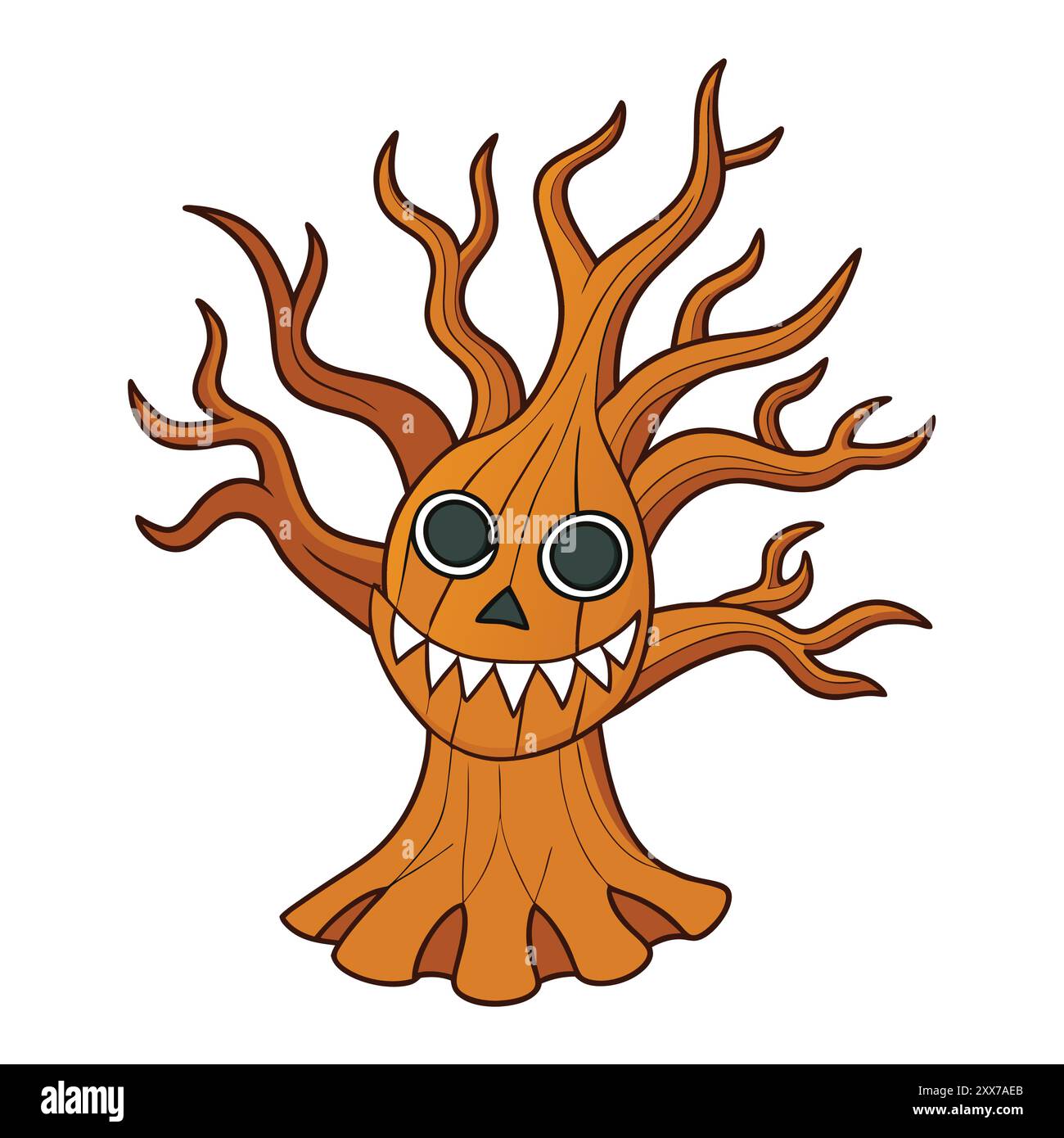 Scary tree Stock Vector Images - Alamy
