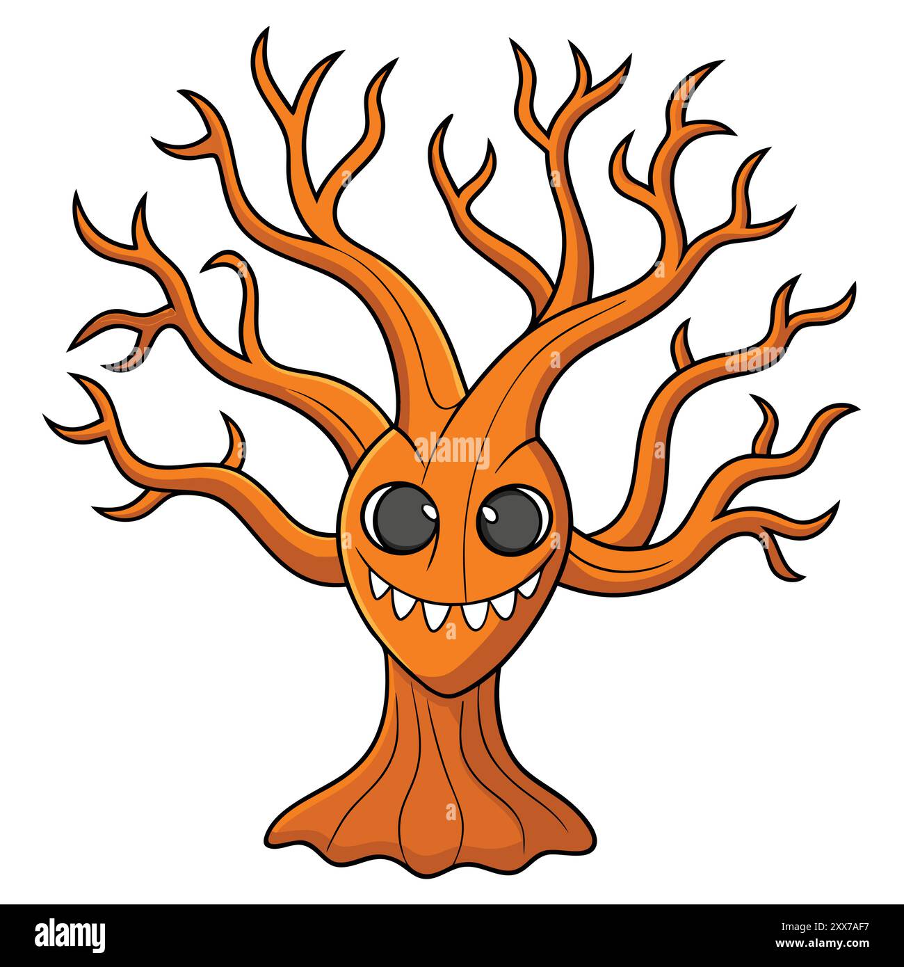 Scary tree Stock Vector Images - Alamy