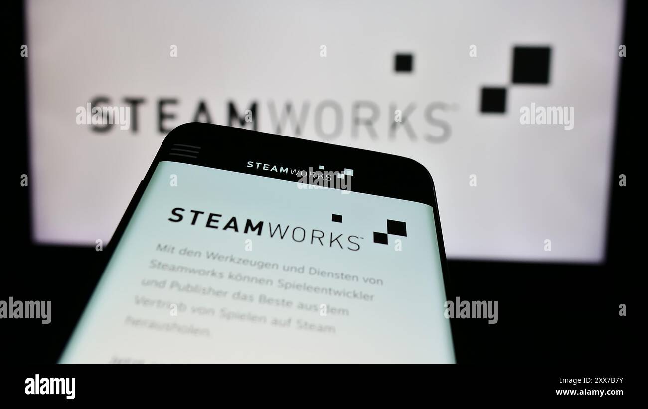 Mobile phone with website of application programming interface ...