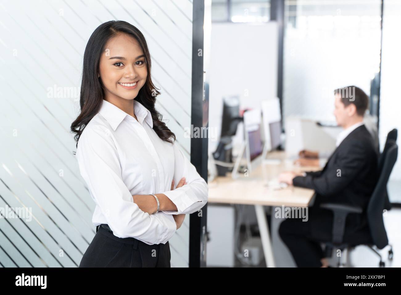 Presence exudes professionalism hi-res stock photography and images - Alamy