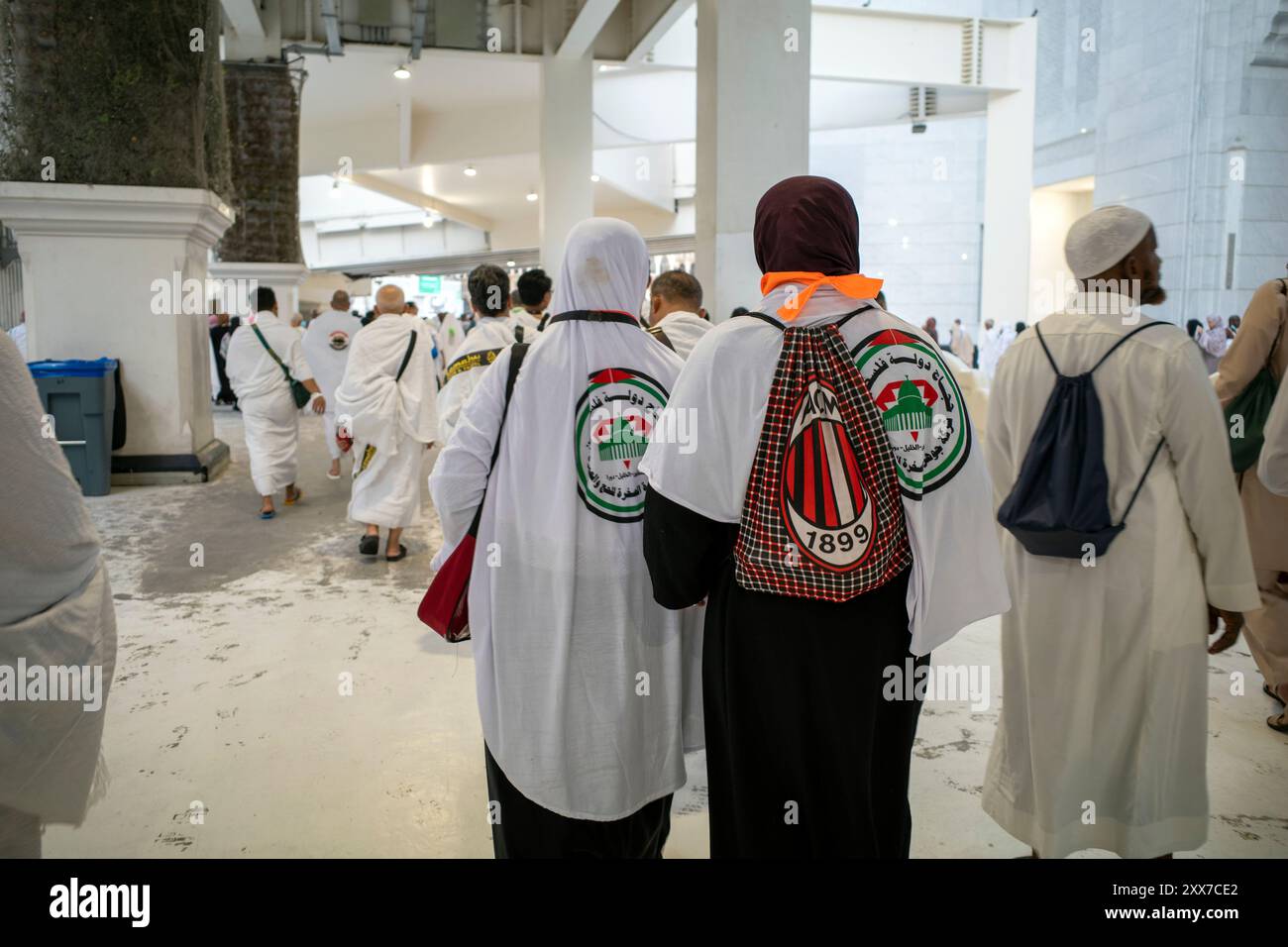 Mecca, Saudi Arabia - June 8, 2024: Fans of AC Milan Football Club ...