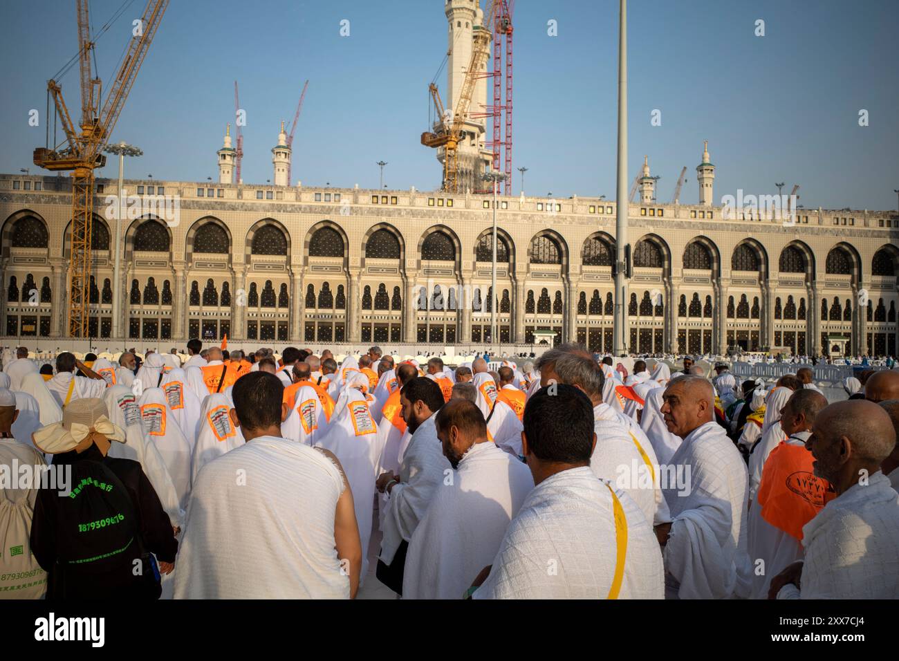Mecca, Saudi Arabia - June 8, 2024: Hajj and Umrah pilgrim from Iran ...