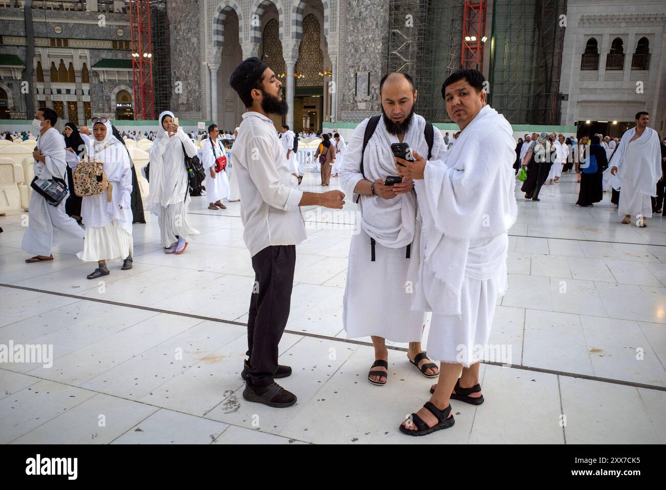 Mecca, Saudi Arabia - June 8, 2024: Hajj and Umrah pilgrim from Japan ...