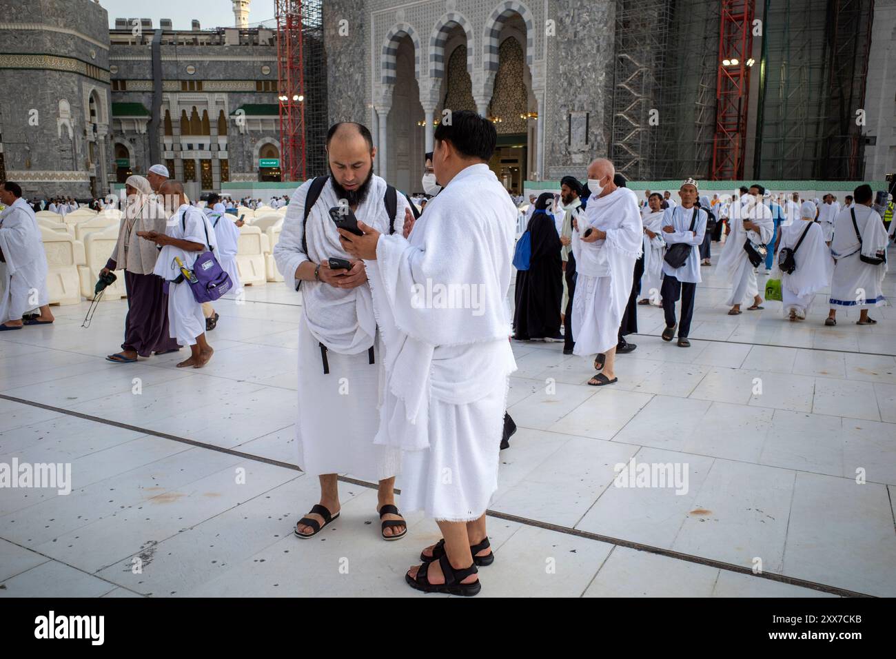 Mecca, Saudi Arabia - June 8, 2024: Hajj and Umrah pilgrim from Japan ...