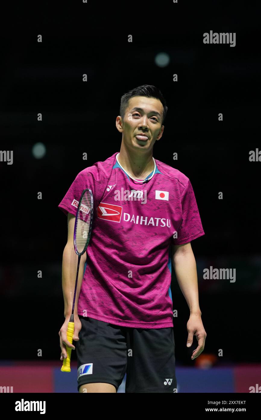 Yokohama, Japan. 23rd Aug, 2024. Nishimoto Kenta of Japan reacts during ...