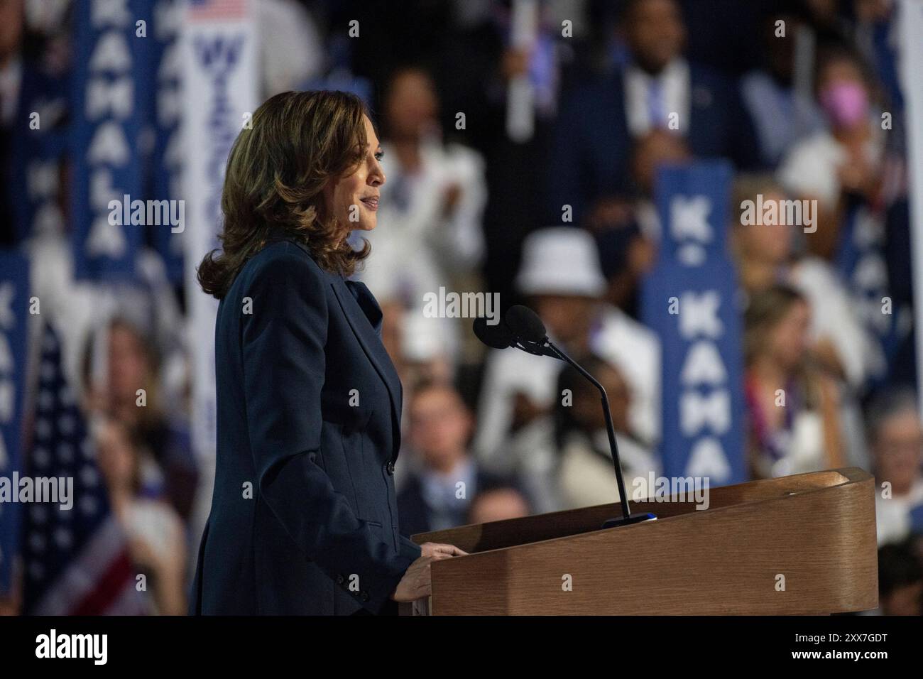 Chicago, Vereinigte Staaten. 22nd Aug, 2024. United States Vice ...