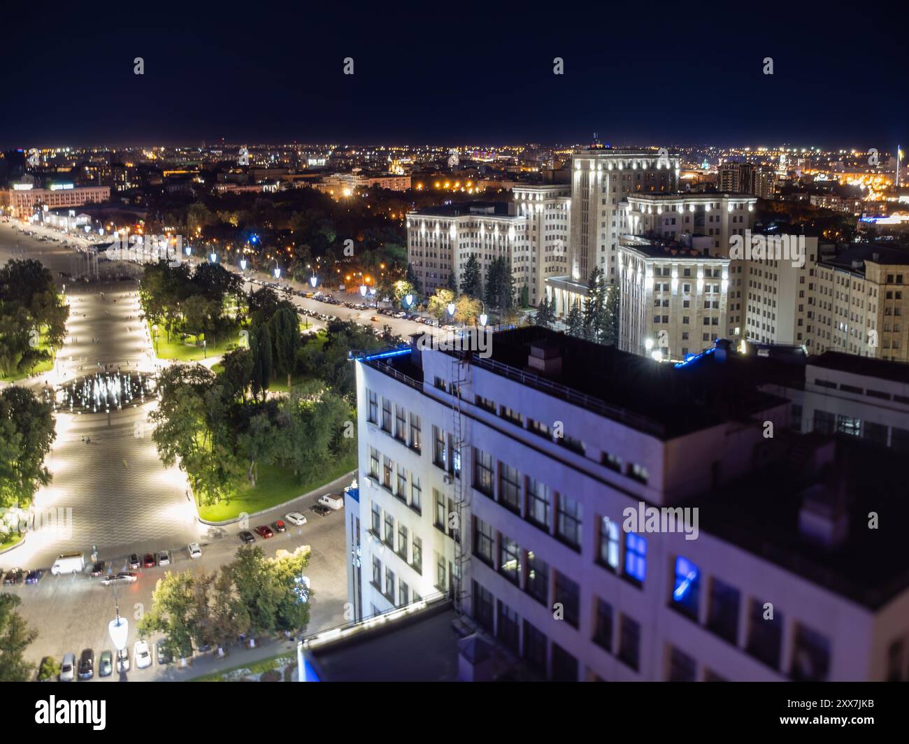 Aerial view stunning city on hi-res stock photography and images - Alamy