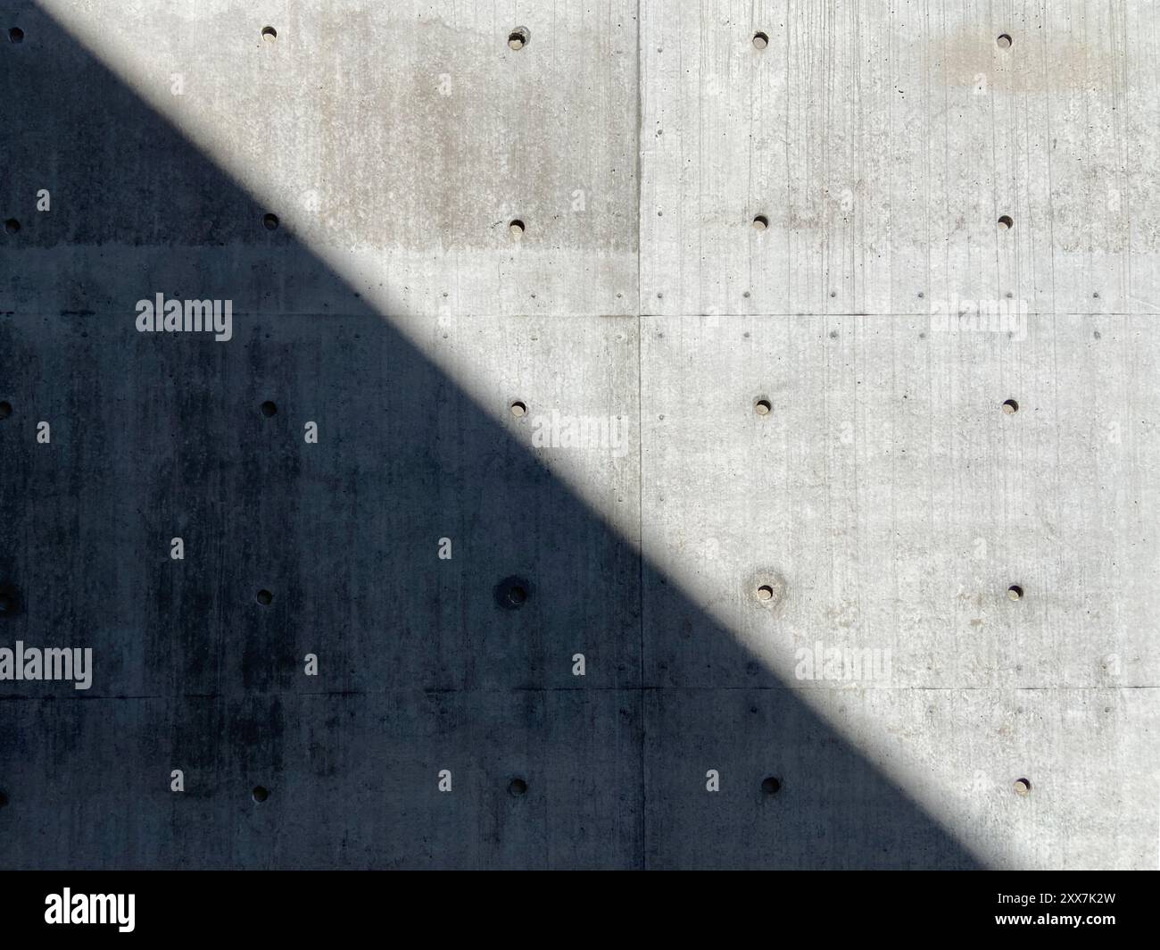 Concrete wall. It's Tadao Ando's famous concrete wall Stock Photo - Alamy