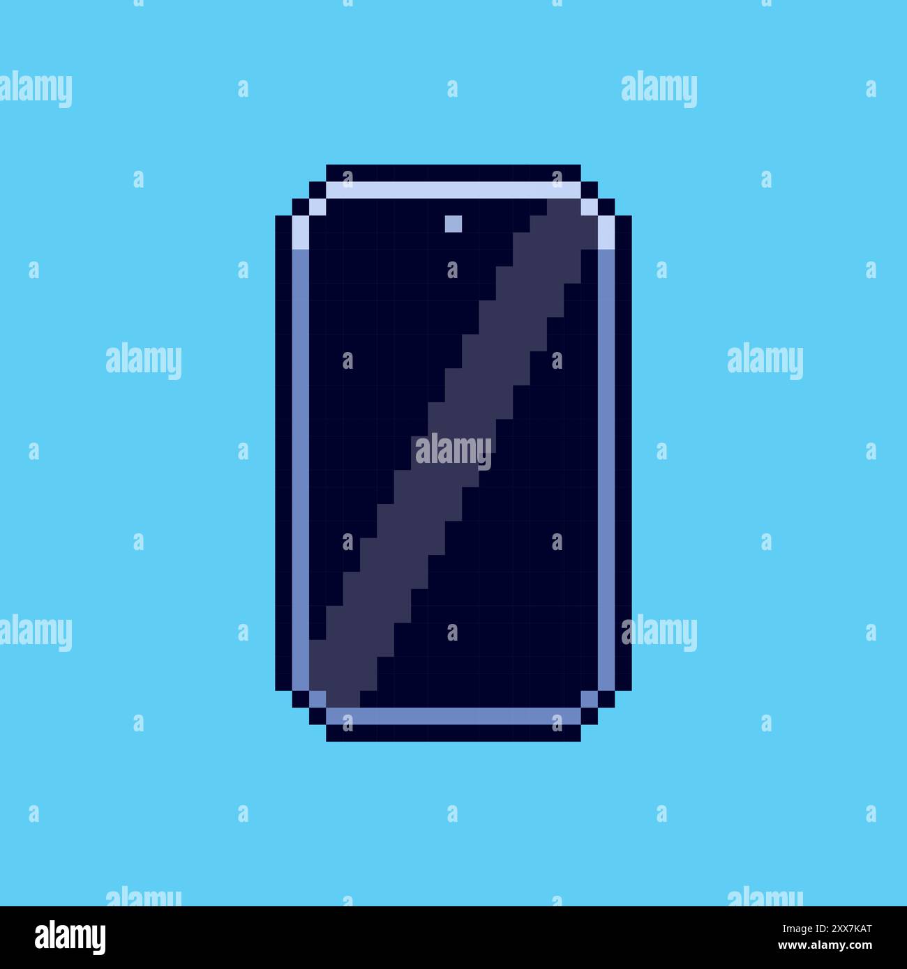 Vector Illustration of smartphone with Pixel Art Design, perfect for ...