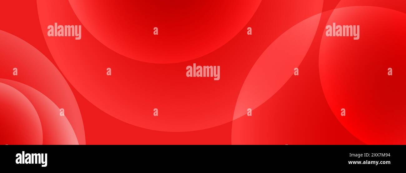 Abstract modern red background with circles and circular shapes Vector ...