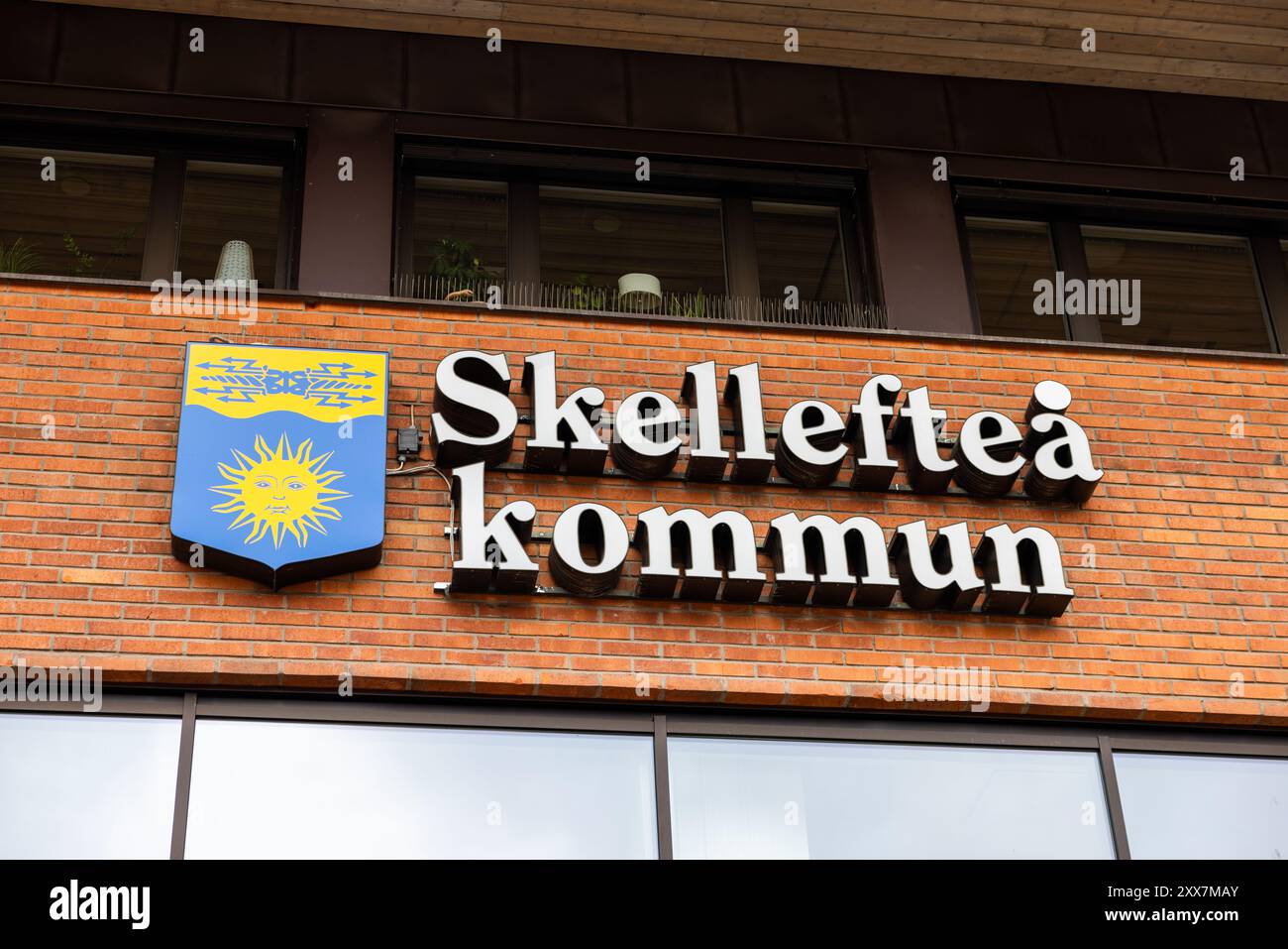Skellefteå town hall in the city of Skellefteå, Sweden Stock Photo - Alamy