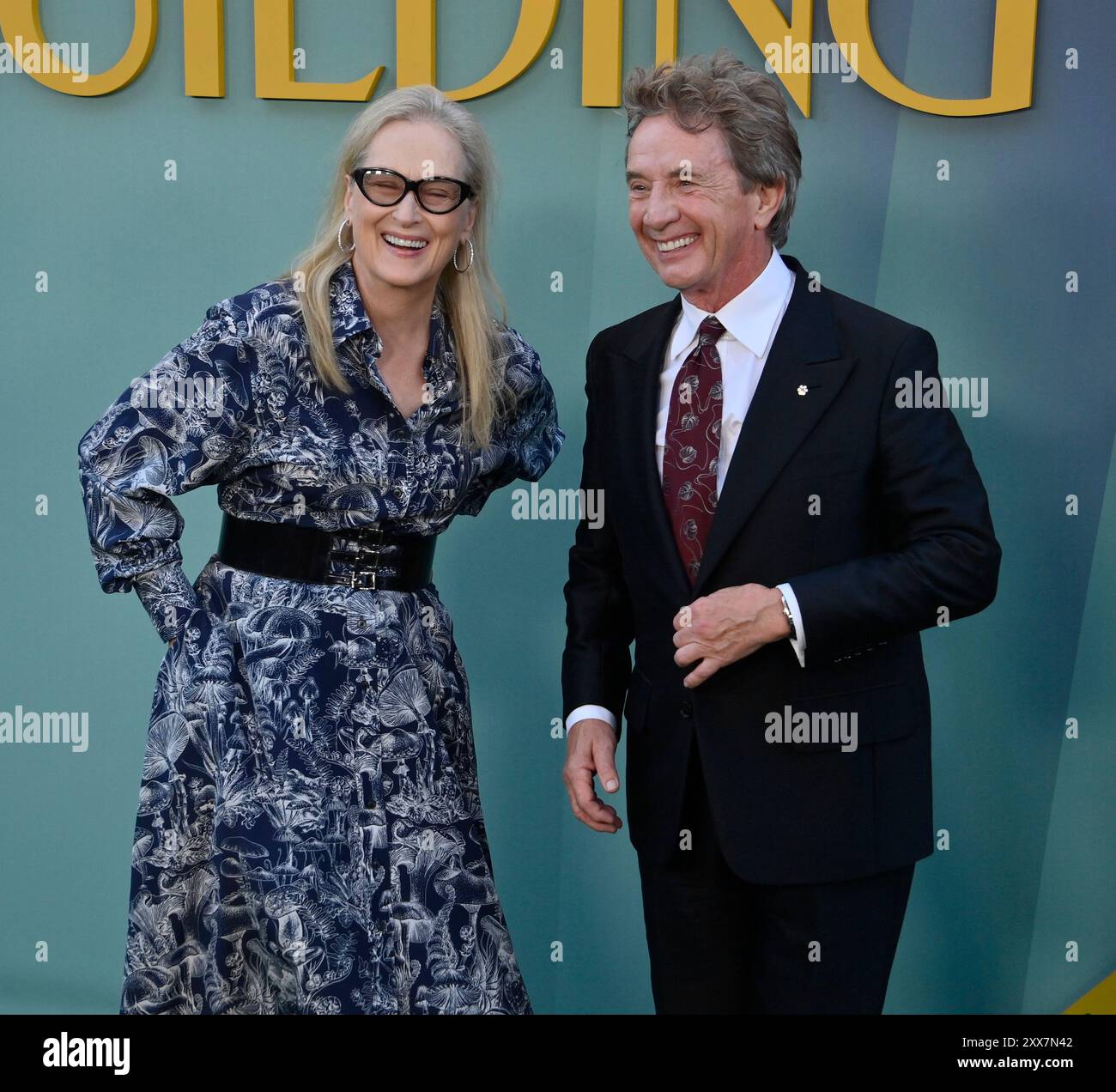 Los Angeles, Unites States. 22nd Aug, 2024. Cast members Meryl Streep ...