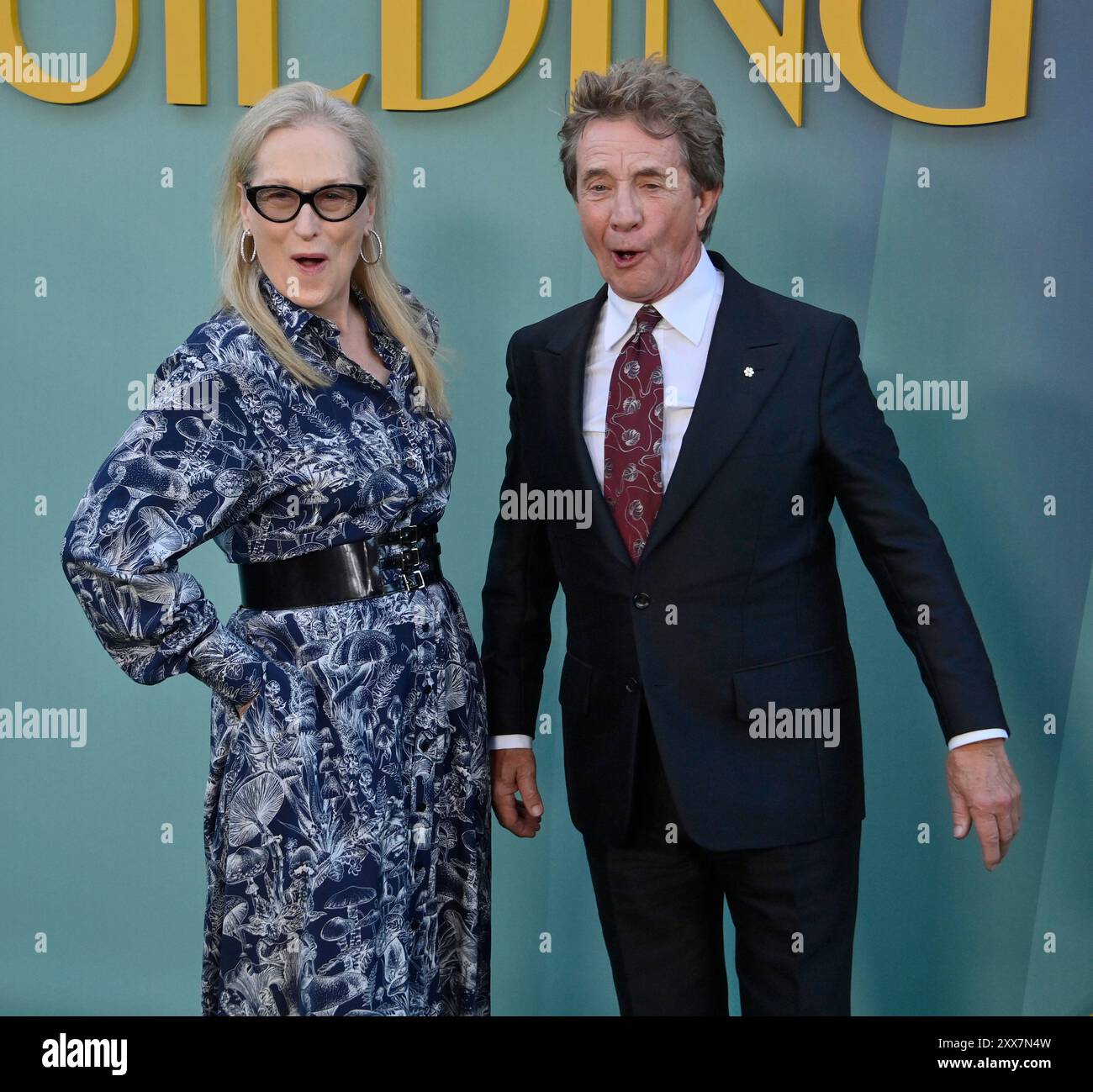 Los Angeles, Unites States. 22nd Aug, 2024. Cast members Meryl Streep ...