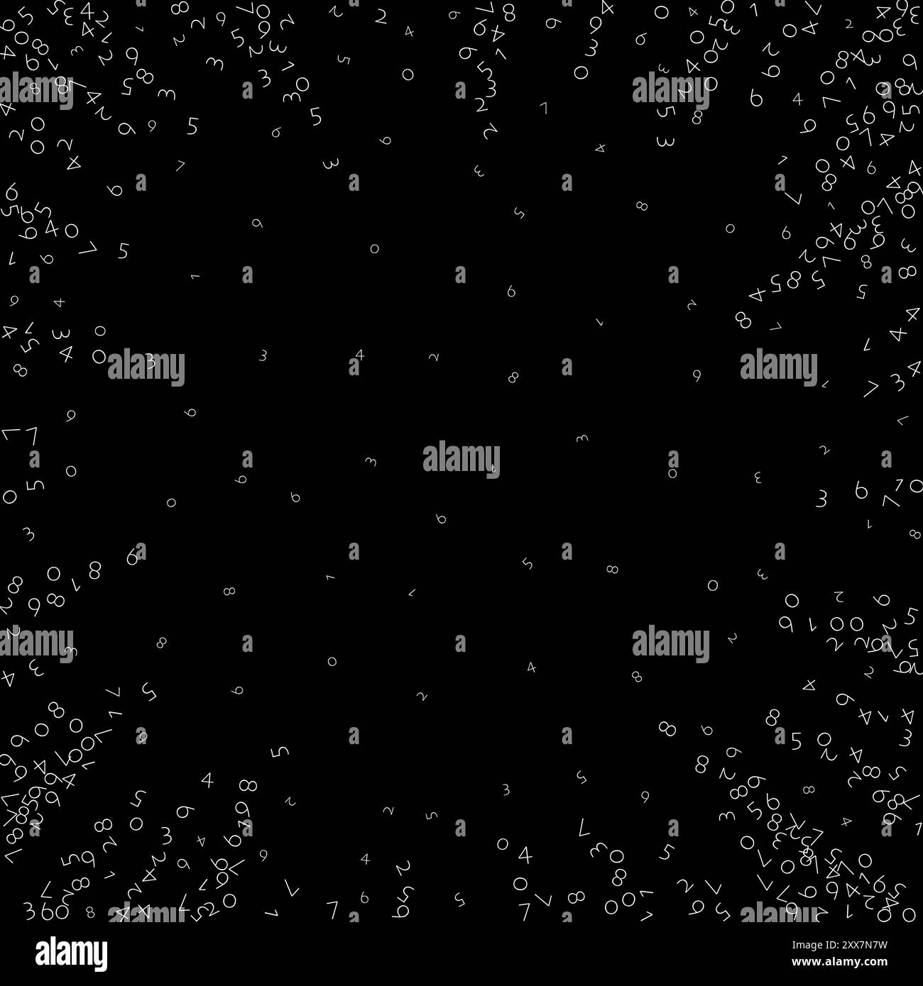 Concept of school background. Colorful childish falling letters of ...