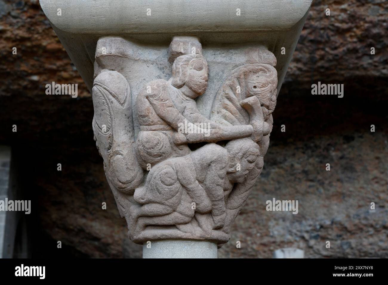 Real Monasterio de San Juan de la Peña (romanesque, 10-12th century ...