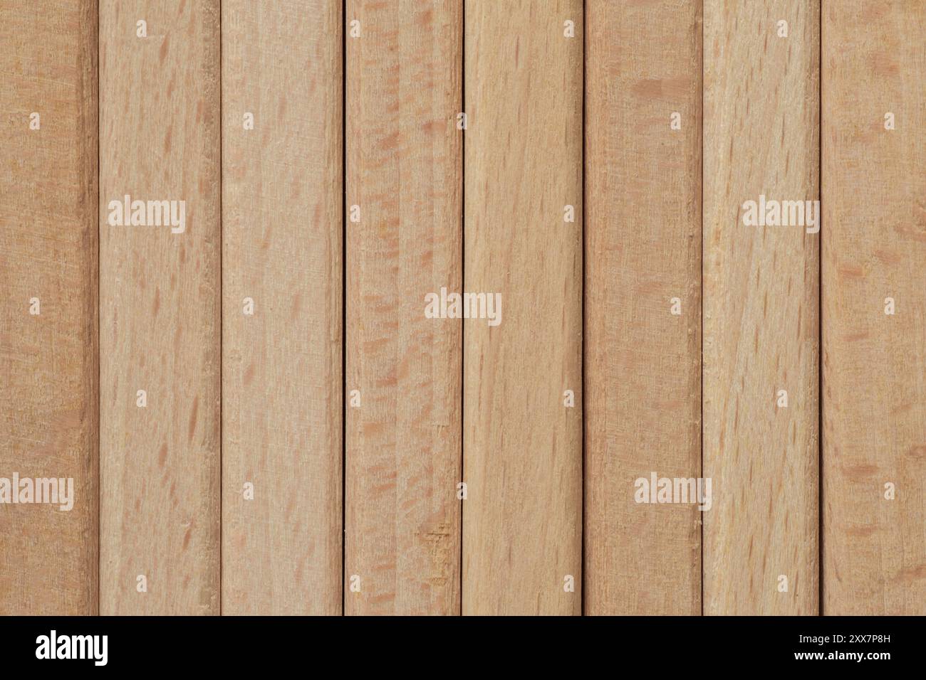 close up of wall made of light brown wooden planks Stock Photo - Alamy