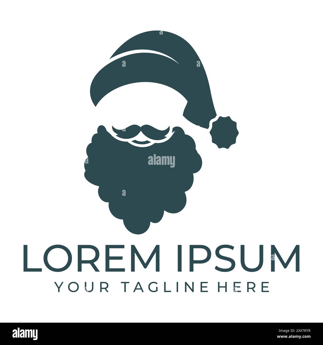 Santa logo vector illustrations design icon symbol Stock Vector Image ...