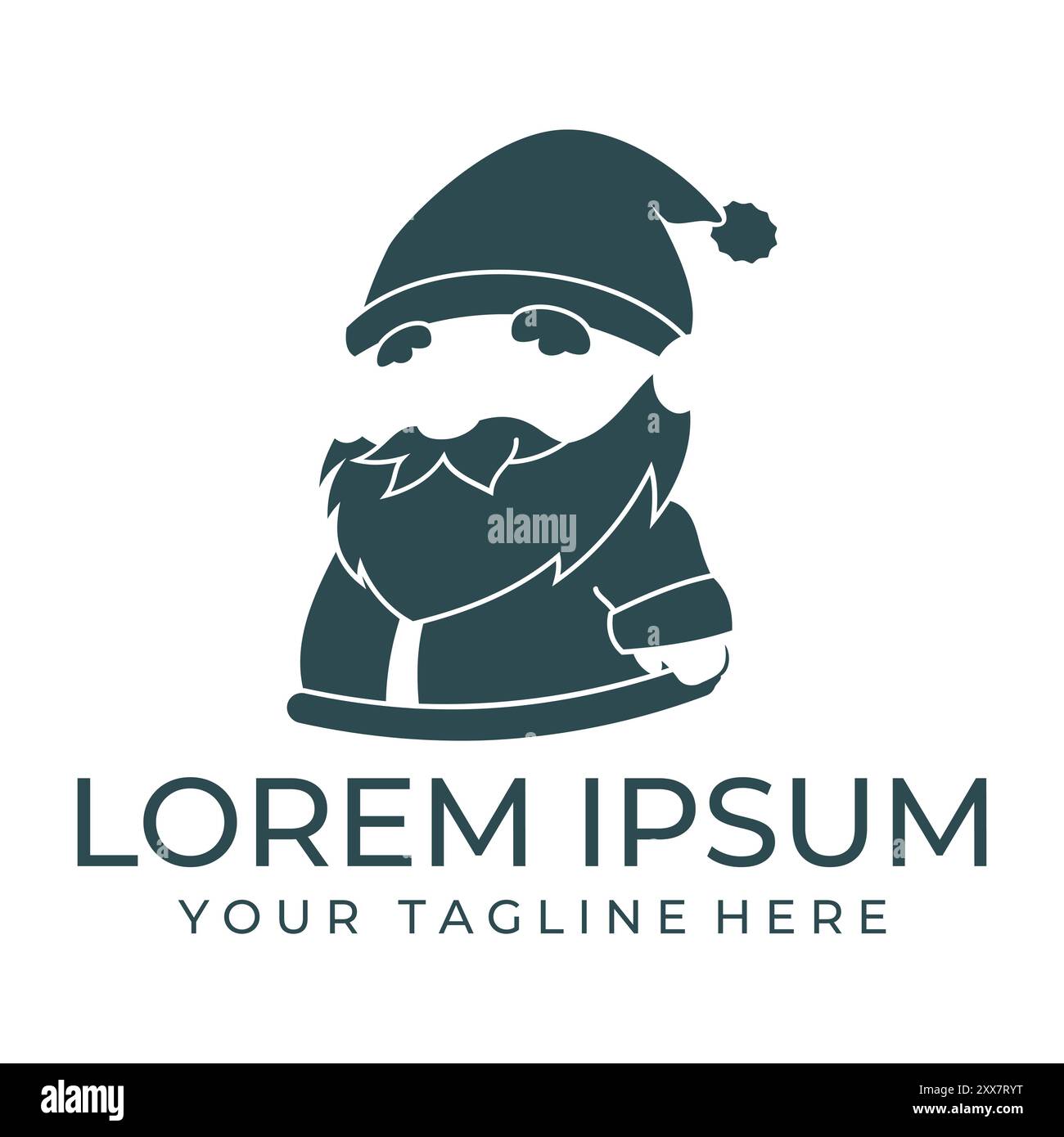 Santa logo vector illustrations design icon symbol Stock Vector Image ...